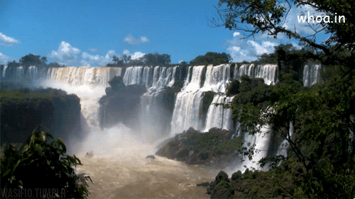 Gif Waterfall Wallpaper - Snowy Waterfalls Animated & Gifs